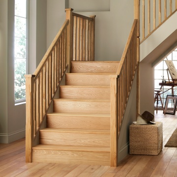 Stair Klad Single Tread & Riser Oak Kit Lacquered 1500mm | Selco