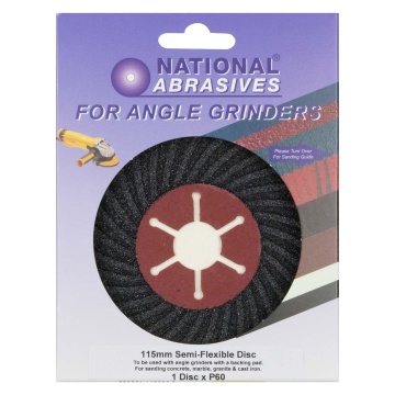 115mm Semi Flexible Sanding Disc P60 | Selco