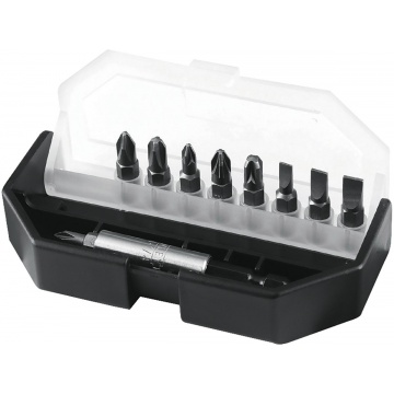 10 Piece Insert Bit Set (Slotted/ Phillips/ Pozidriv) | Selco