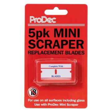 1.5" Replacement Blades for ProDec Contoured Mini Scraper Pack of 5 | Selco