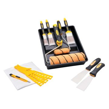Stanley 16-Piece Decorating Set | Stanley Brushes, Rollers & Scrapers ...