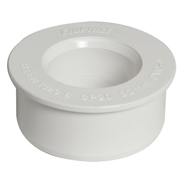 FloPlast 50mm White Solvent Weld Boss Adaptor | Selco
