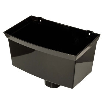 FloPlast Black Universal Square/Round Rainwater Hopper | Selco