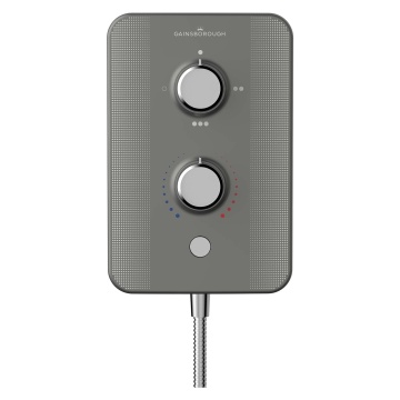 Gainsborough Showers Slim Duo 9.5kW Electric Shower Titan Grey | Selco ...