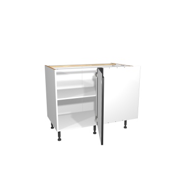 Capri Dark Grey 1000mm Corner Base Unit | Selco