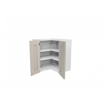 Verona Pebble 635mm Corner Wall Unit | Kitchen Cabinets | Selco | Selco