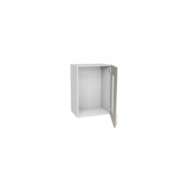 Verona Pebble 500mm Glass Wall Unit | Kitchen Cabinets | Selco | Selco