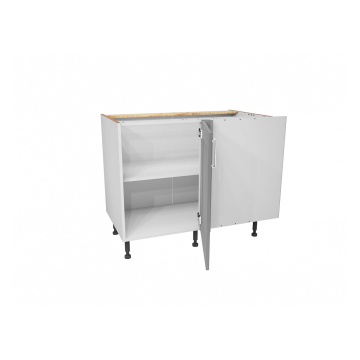 Verona Grey 1000mm Corner Base Unit | Selco