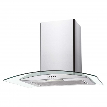 Candy 60cm Stainless Steel Curved Glass Cooker Hood | Selco
