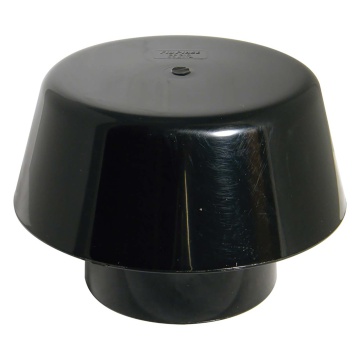 FloPlast Black 110mm Soil Extract Cowl | Selco