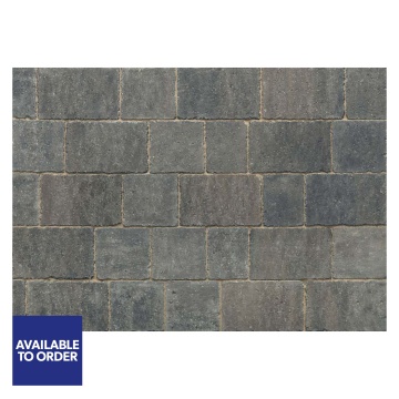 Stonemarket Trident® Paver Charcoal 240x160x50mm 10.91 m² | Selco