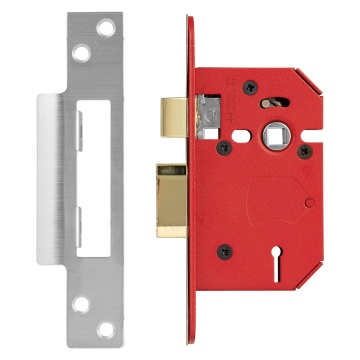 StrongBOLT Bathroom Lock 3" Stainless Steel | Selco