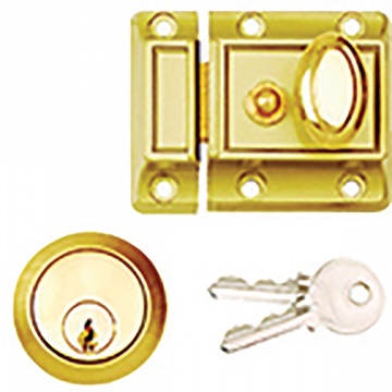 Traditional Night Latch Polished Brass 60mm | Selco