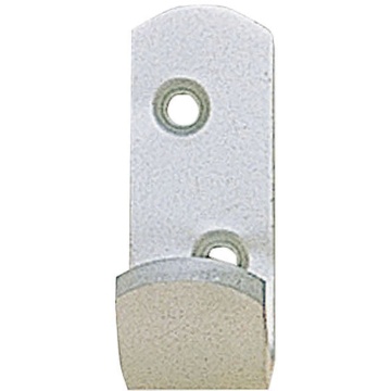 Single Wardrobe Hook Satin Anodised Aluminium Pack 2 | Selco