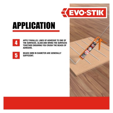 EVO-STIK Sticks Like Turbo Fast-Setting Grab Adhesive White 290ml | Selco